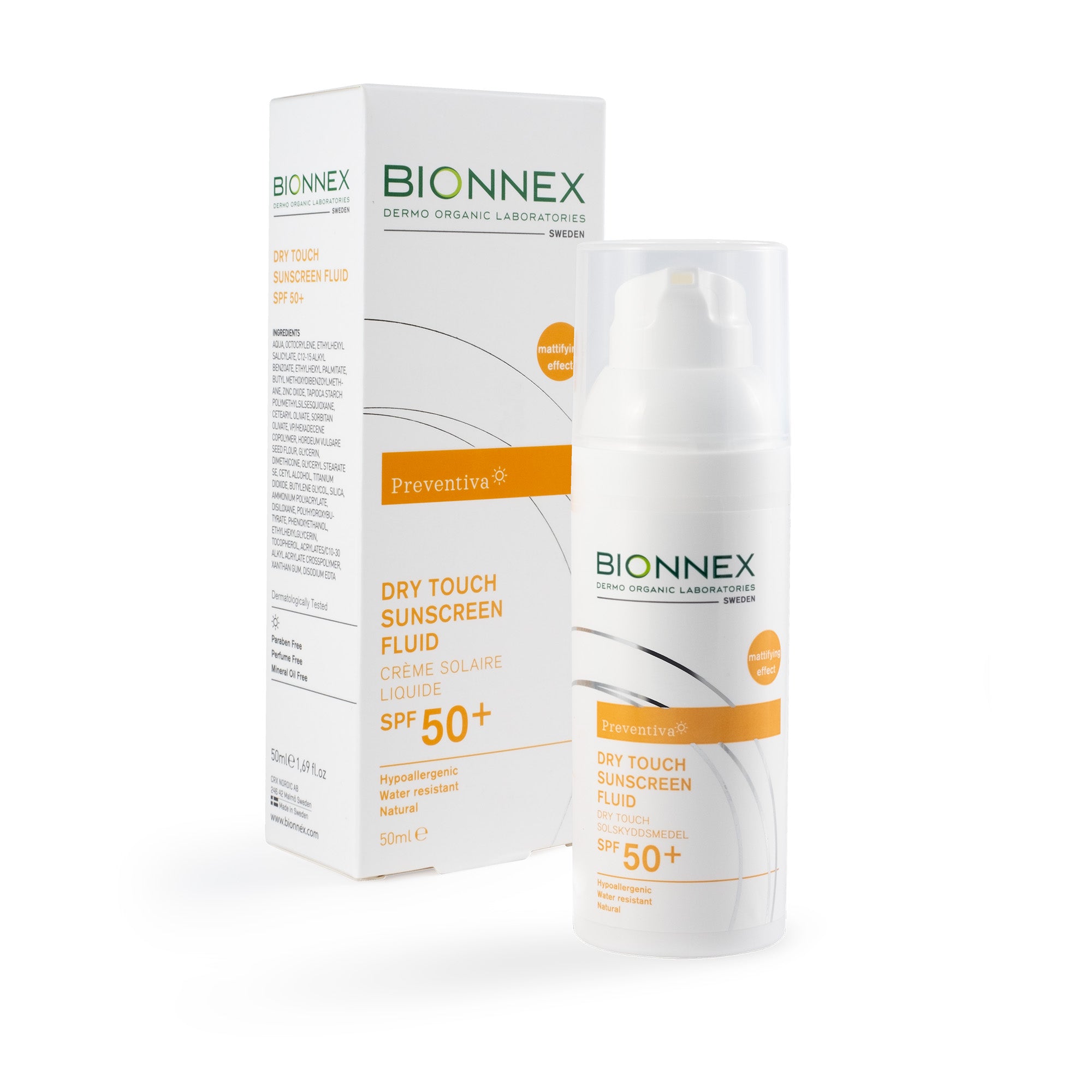 Bionnex Preventiva Dry Touch SPF 50+ Güneş Kremi – BIONNEX INT